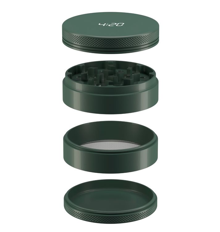 Keramik Grinder mit Zubehör Mitternachtsgrün (Neu und originalverpackt ...