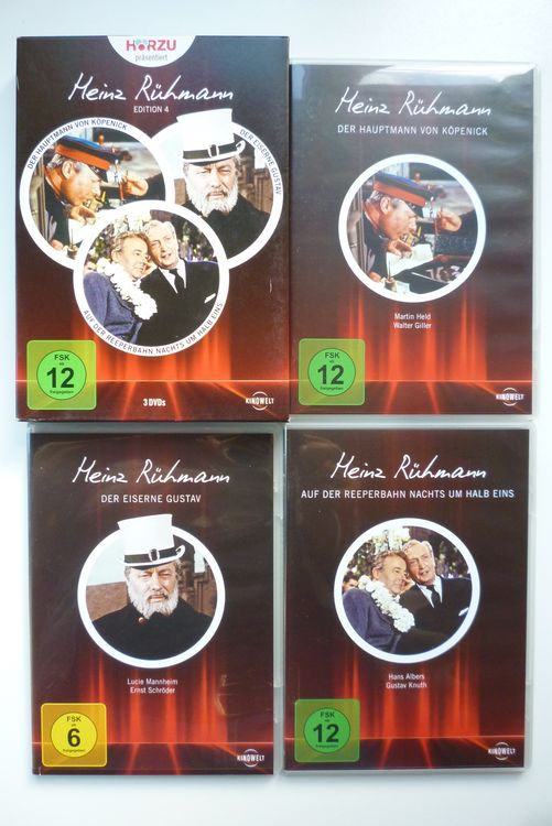 3 Filme Heinz Rühmann - Deutscher Klassiker 50er - Albers (Gebraucht ...