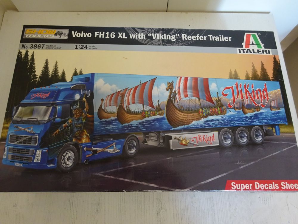 Italeri volvo FH 16 XL + Viking Reefer Trailer 1/24 (Neu (gemäss ...