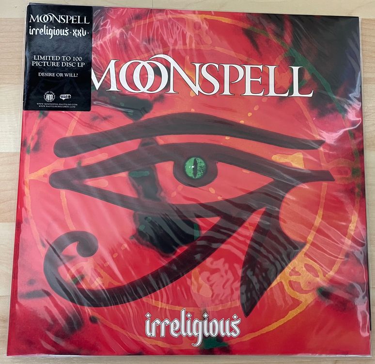 Moonspell – Irreligious Picture Disc 100 Stück Band Only!! (Gebraucht) in Tegerfelden für CHF 45 ...