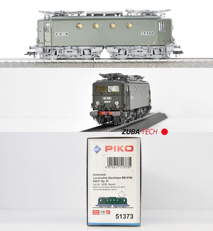 Piko 51373 E-Lok BB 8100 SNCF H0 GS Digital mit OVP (Neu (gemäss ...