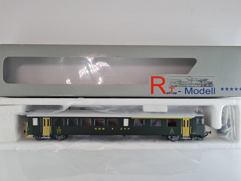RailTop-Modell 21302 Steuerwagen ABt 50 SBB AC H0 1:87 (Neu (gemäss Beschreibung)) in ...