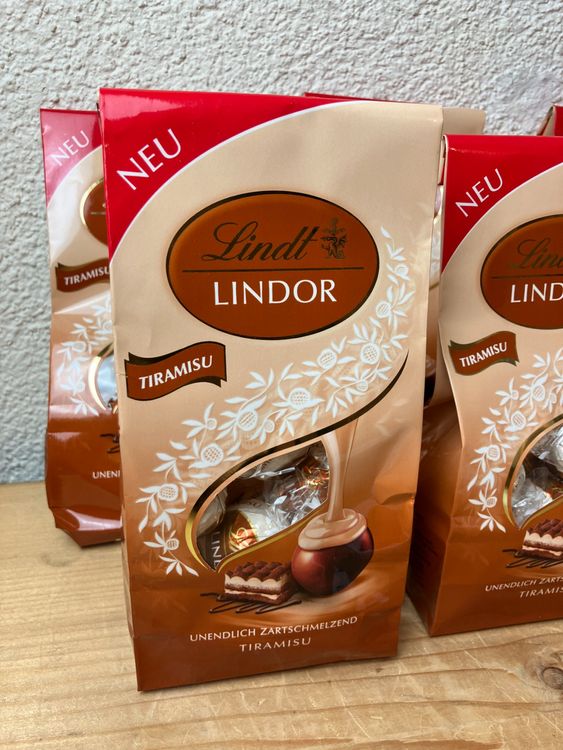 60 Kugeln Lindt Lindor Kugeln Tiramisu 0,8kg / 6 x 137g (Neu und ...