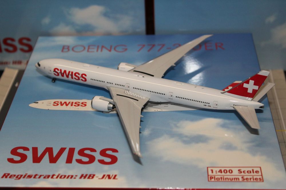 Swiss B-777-300ER (HB-JNL) Modell, Phoenix, 1:400 (Neu und ...