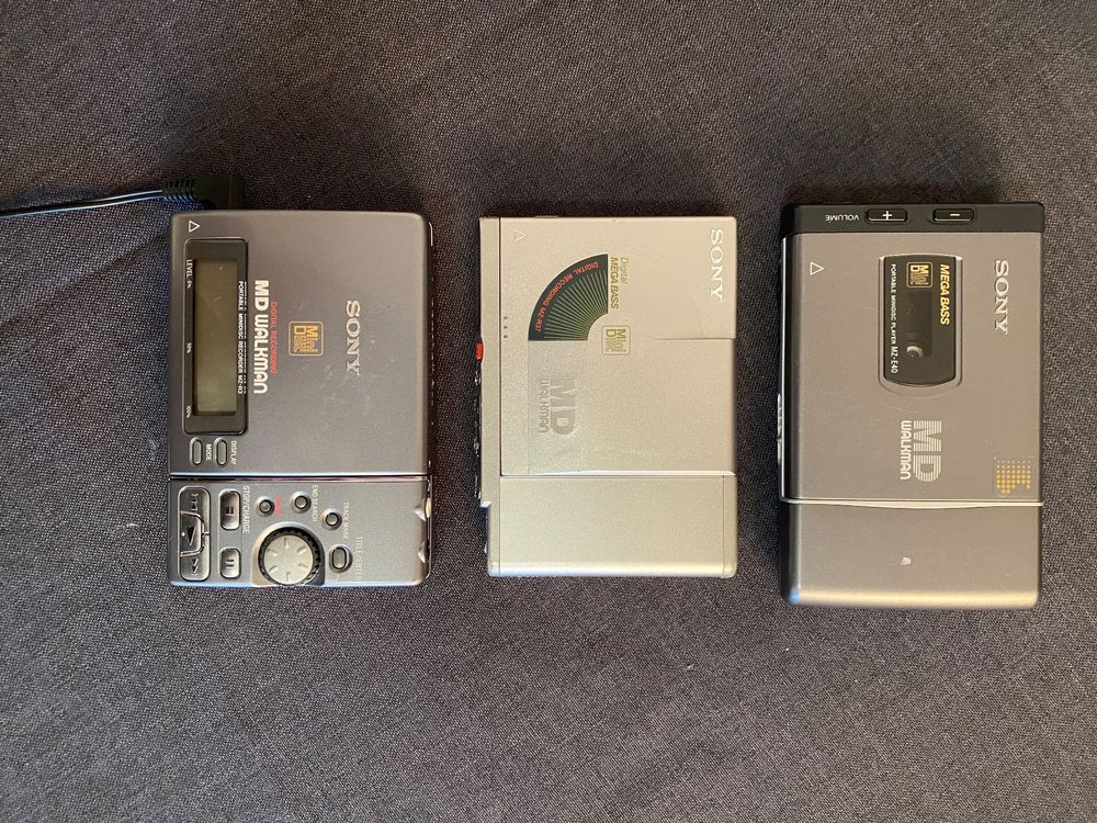 Super Sony-Set mit 3 Minidisc-Walkmen! (Gebraucht) in Frauenfeld für ...