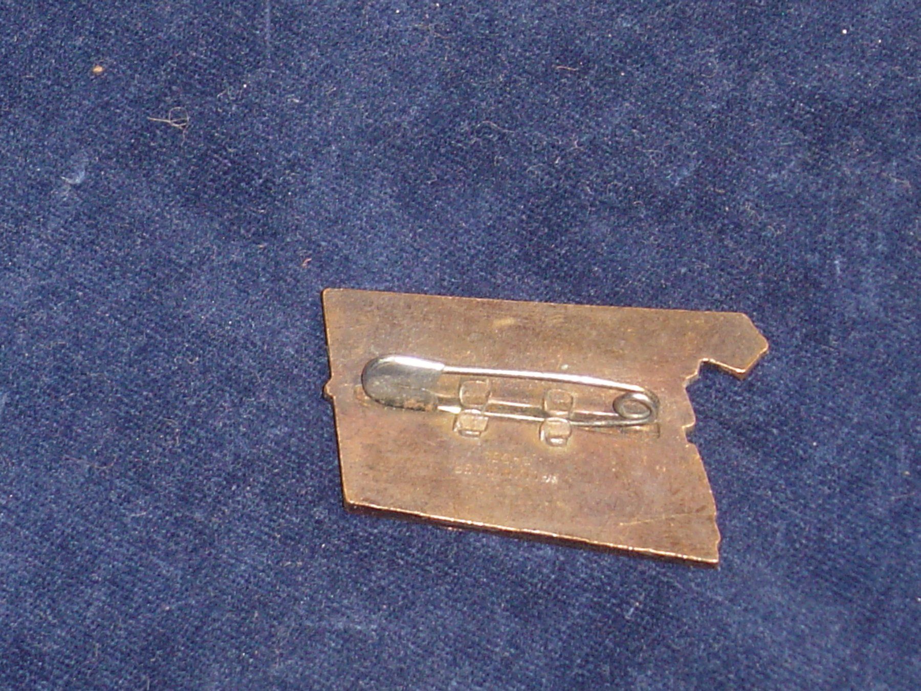 Basler Fasnachtsplakette 1954 Kupfer mit Nadel, Top Zustand (Gebraucht ...