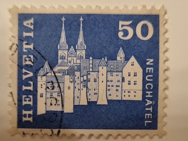 Alte Briefmarke Neuchâtel 50 Helvetia Schweiz Rarität (Gebraucht) in Moosseedorf für CHF 450 ...