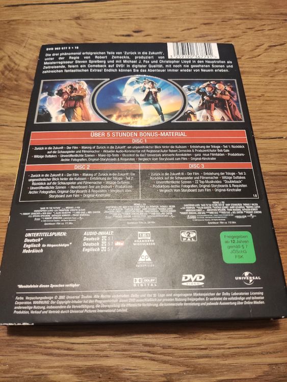 Zurück in die Zukunft - Trilogie Boxset - (DVD) (Gebraucht) in Oberembrach für CHF 15 – mit ...