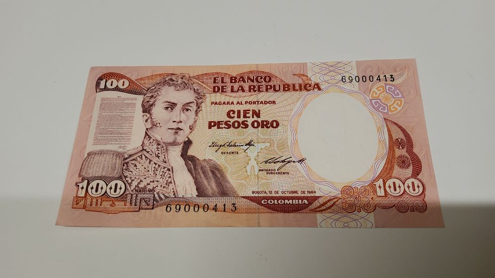 Kolumbianische Peso Banknoten - Sammlerstücke 1984 (Neu und ...