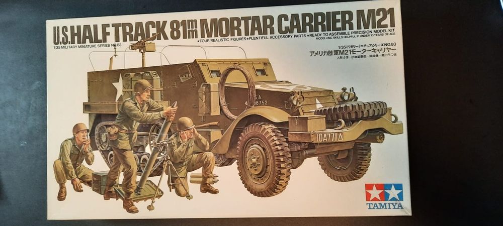 Tamiya US Halftrack M21 Militär Modellbausatz 1:35 (Neu und ...