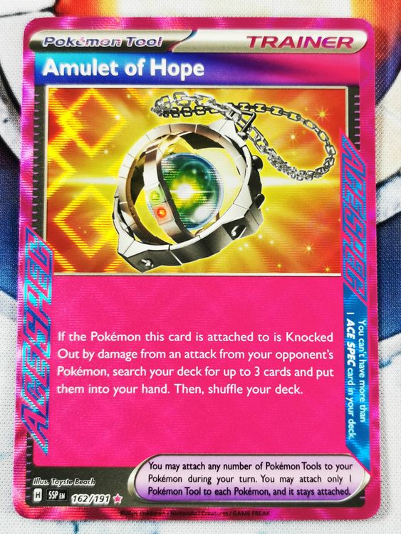 Pokémon Amulet Of Hope 162/191 Surging Sparks EN (Neuf (Voir ...