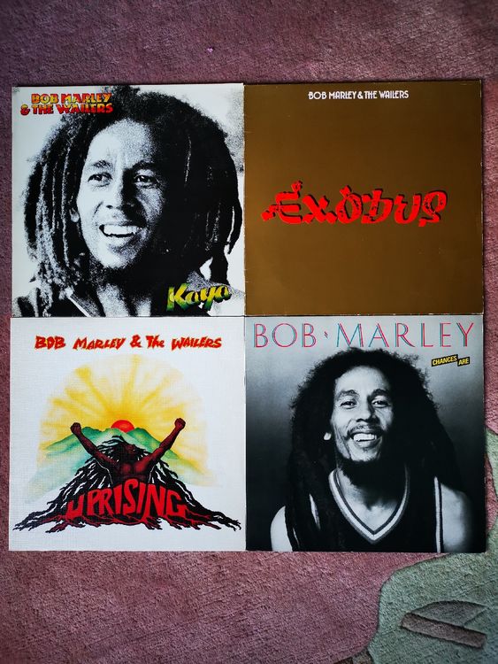 Bob Marley - 4 LPs - Exodus, Kaya, Uprising, Chances (Gebraucht) in ...