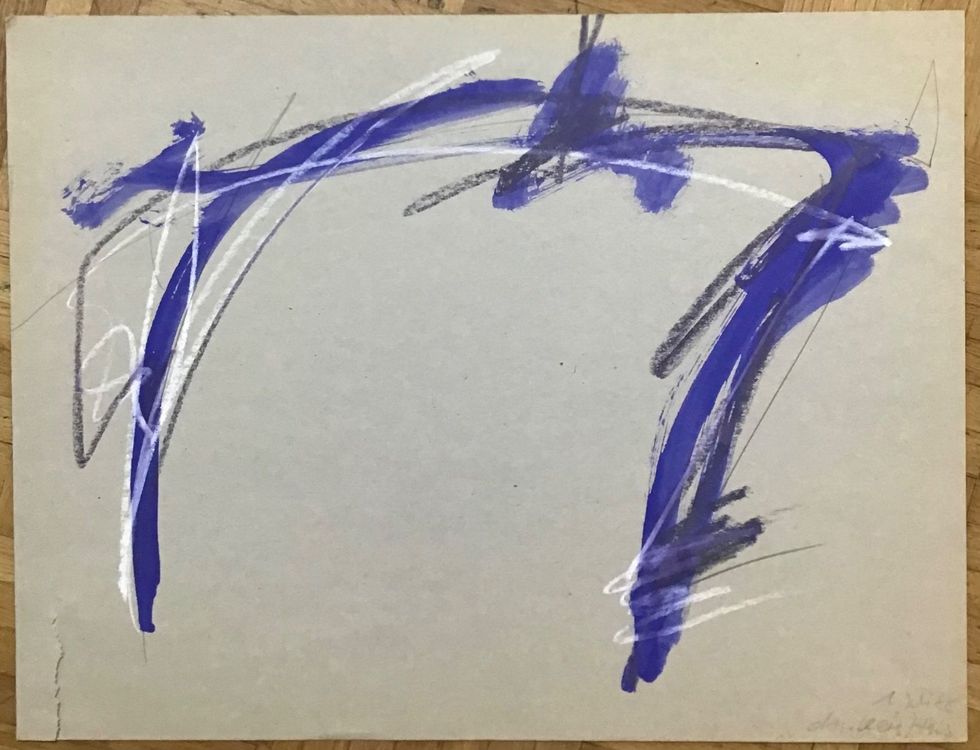 Abstrakte Mischtecknik Unleserlich Signiert (Gebraucht) in Root für CHF 10 – mit Lieferung auf ...