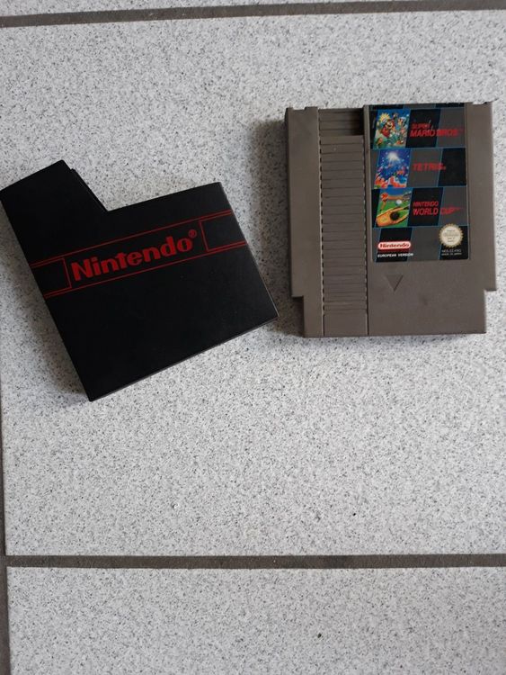 3 in 1 Super Mario Tetris World Cup NES (Gebraucht) in Schleitheim für ...