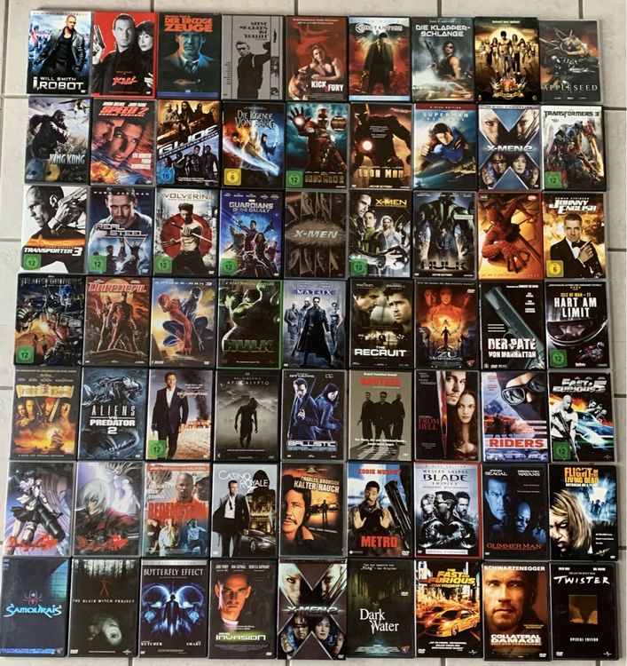 Diverse DVDs Action Komödie Sci-Fi Fantasy Thriller (Gebraucht) in Schüpfen für CHF 25 – mit ...