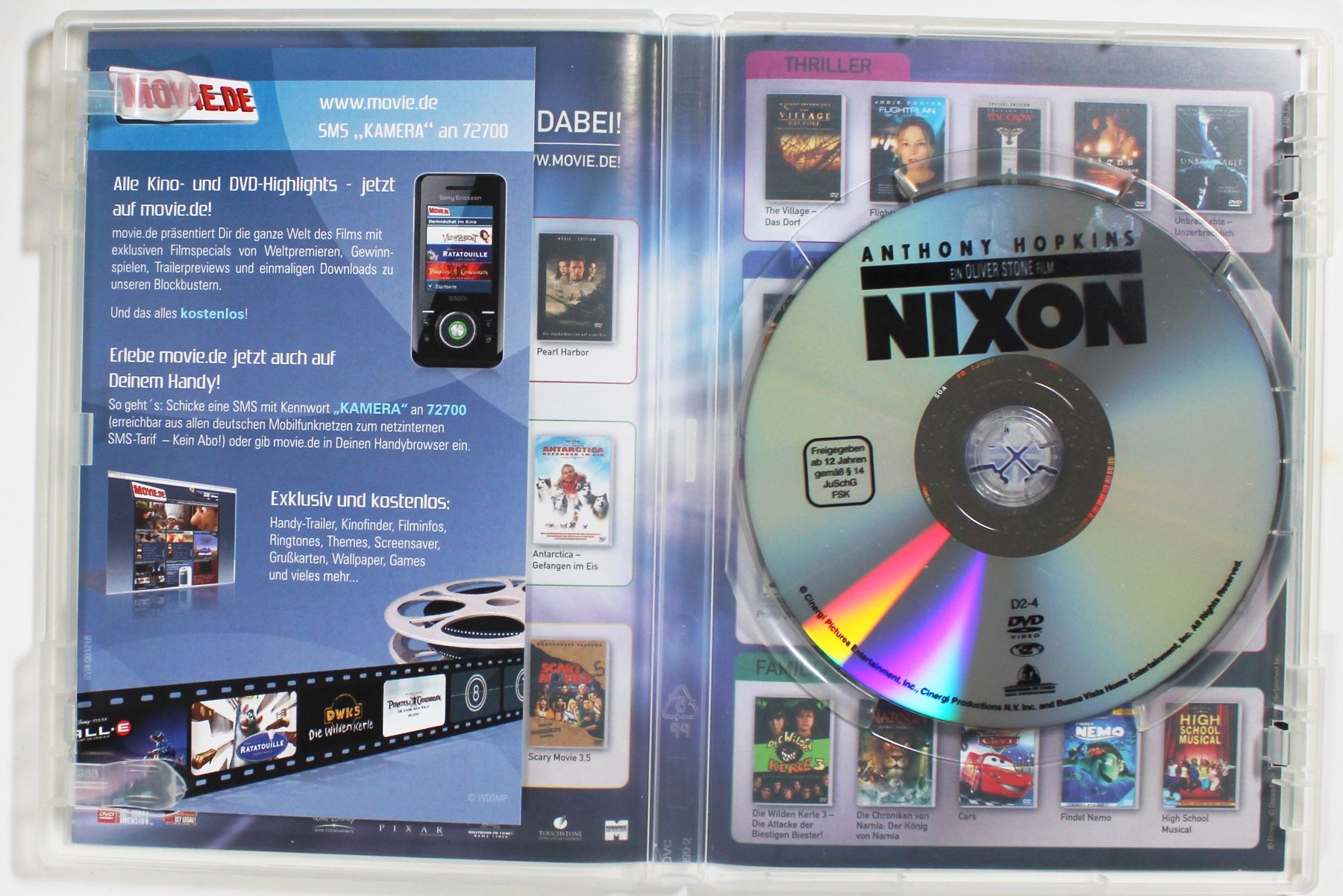 DVD NIXON Doku von OLIVER STONE mit ANTHONY HOPKINS (Gebraucht) in ...