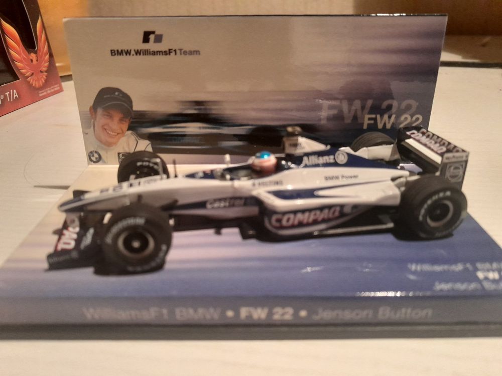 Minichamps 1:43 Williams FW22 2000 (Button) N° 017 593 (Neuf avec ...