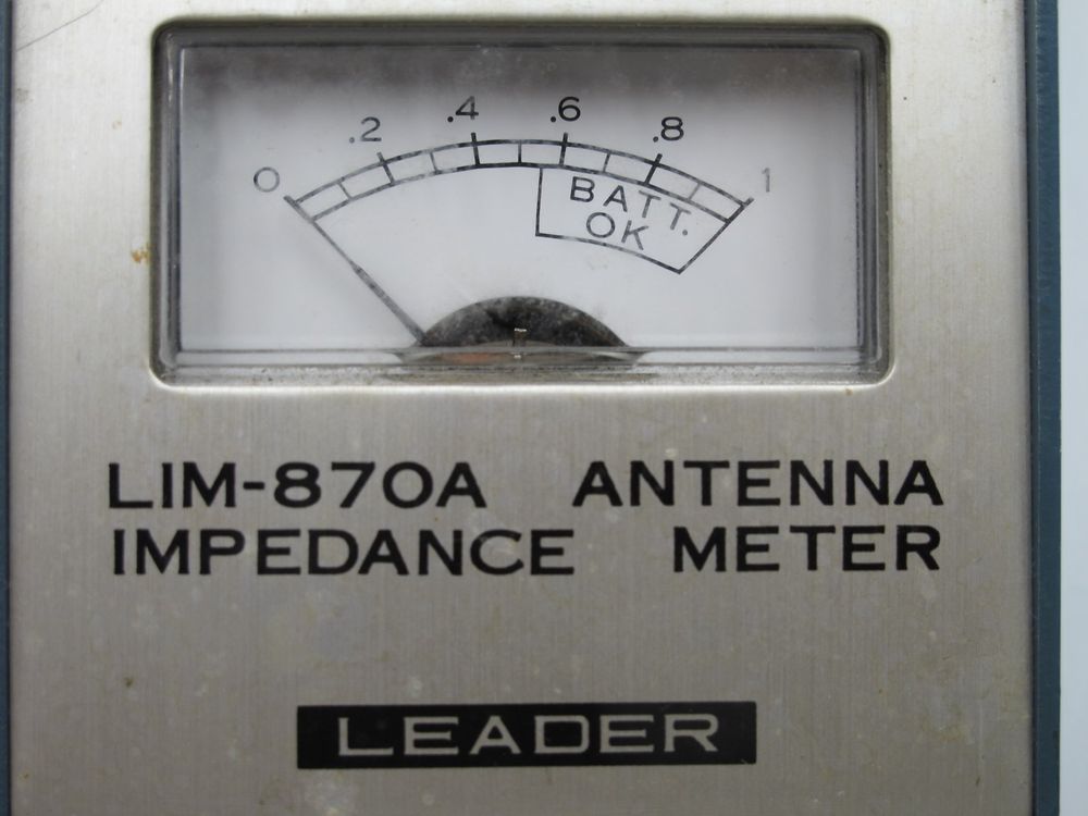 LEADER LIM - 870 A Antenna Impedance Meter (Défectueux) à Dettighofen pour CHF 21 – avec ...