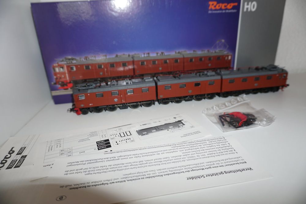 Roco 72523 - SJ Dm3 Erzzug Lok H0/DC (Gebraucht) in Matten b. Interl ...