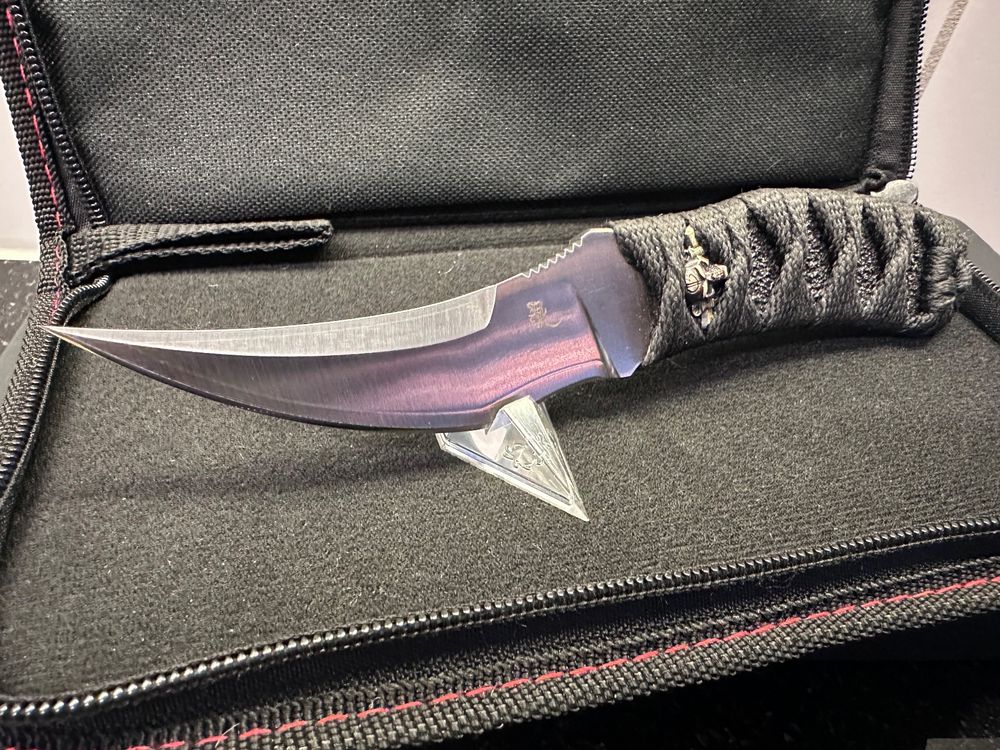 Bastinelli Custom DBS CQC Fixblade (Polished mit Menuki) (Neu und ...