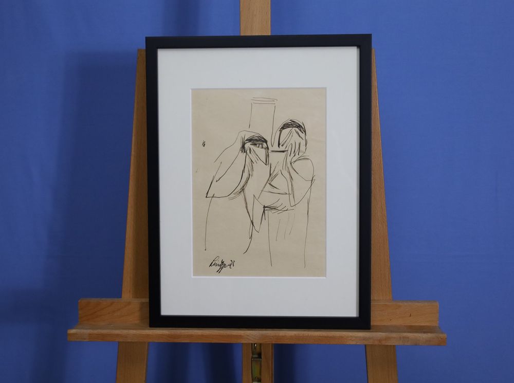 Albert Lindegger "Lindi", Tuschzeichnung, signiert, datiert (Gebraucht) in Zug für CHF 5 – mit ...