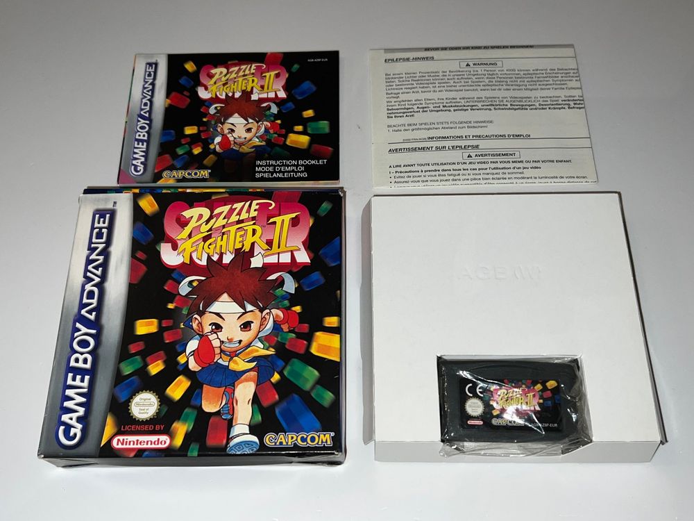 GBA Spiel - Super Puzzle Fighter II (OVP) - Top! | Kaufen auf Ricardo