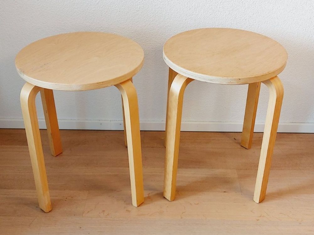 Design Hocker stapelbar (Stil Ikea Frosta Artek Aalto Wegner | Kaufen ...