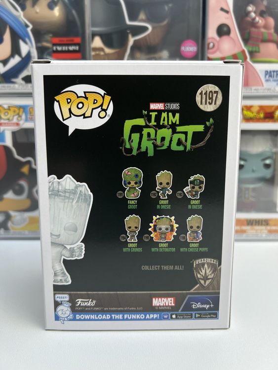 Funko POP! Je s'appelle Groot - Iwua as Groot (Translucent) (Neu und ...