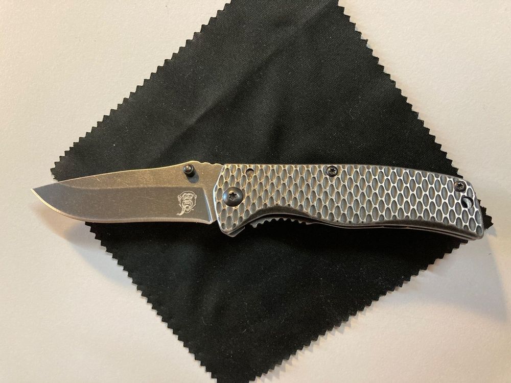 Gas Monkey Stonewash Knife Taschenmesser spezial mit Logo | Kaufen auf ...