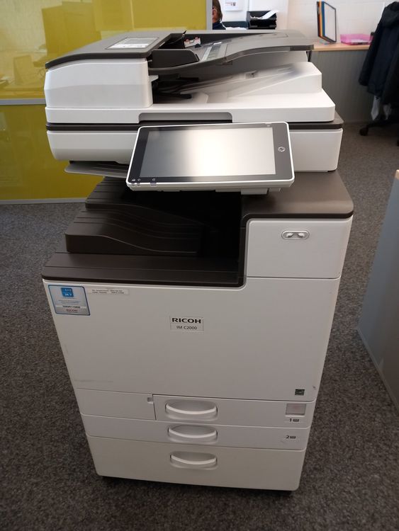 Drucker Ricoh IM C2000 (Gebraucht) in Safnern für CHF 500 – nur Abholung auf Ricardo kaufen
