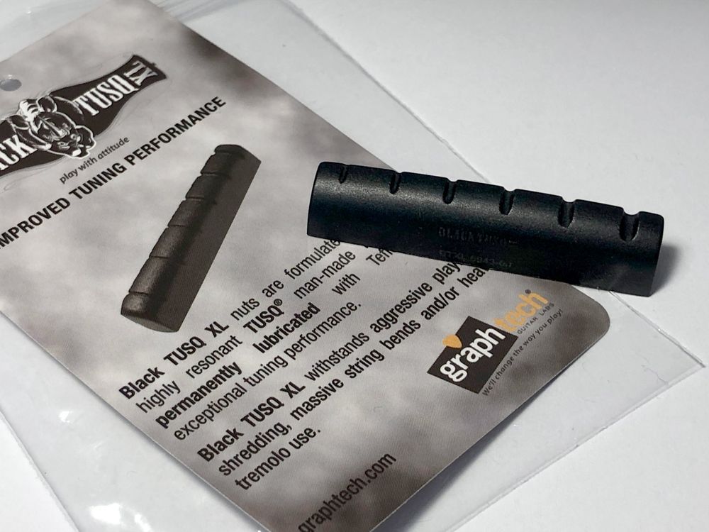Graph Tech Black TUSQ XL pre-slotted nut 43mm | Kaufen auf Ricardo