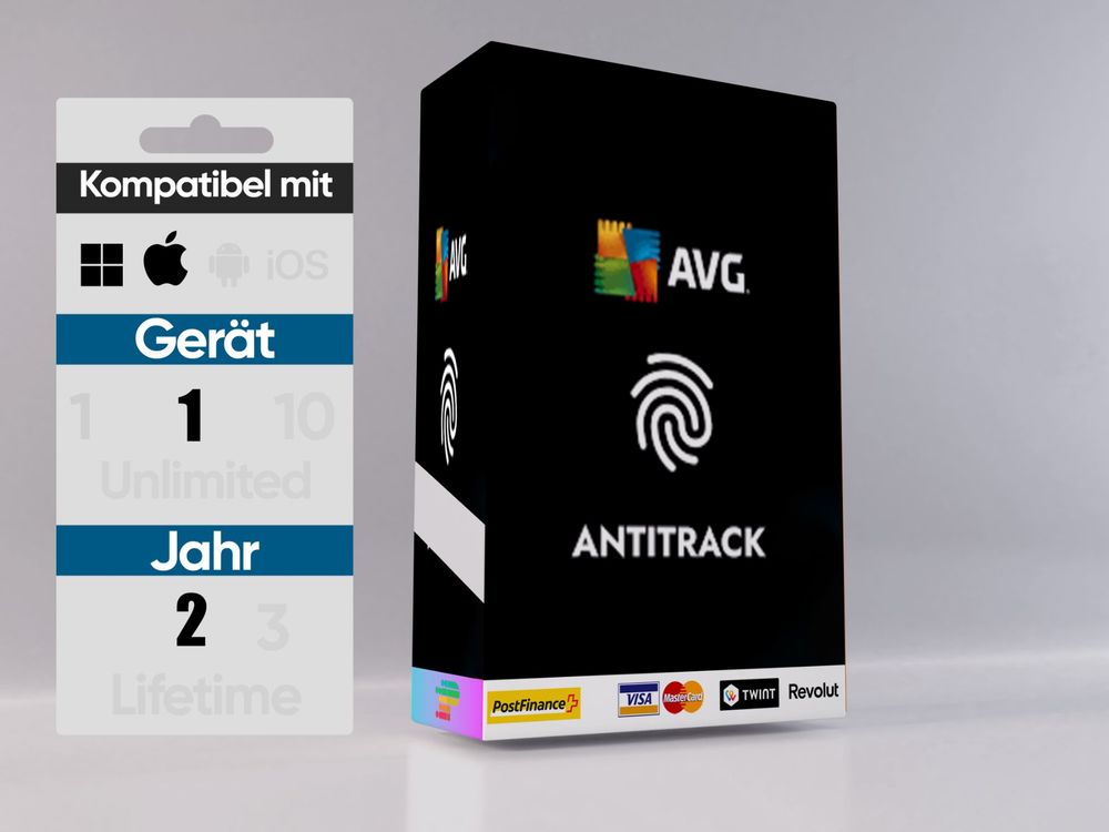 AVG AntiTrack / 1 Gerät / 2 Jahre | Kaufen auf Ricardo