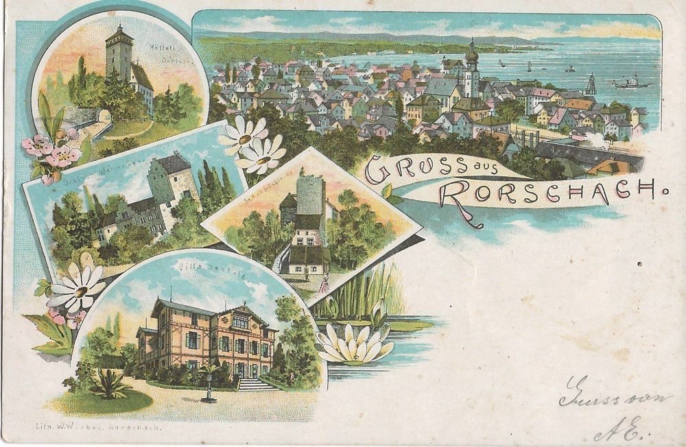 Gruss aus Rorschach, Litho, 1900 (Gebraucht) in Frauenfeld für CHF 9 – mit Lieferung auf Ricardo ...