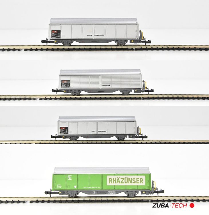 4x Roco Schiebewandwagen der SBB Spur N GS ohne OVP | Kaufen auf Ricardo