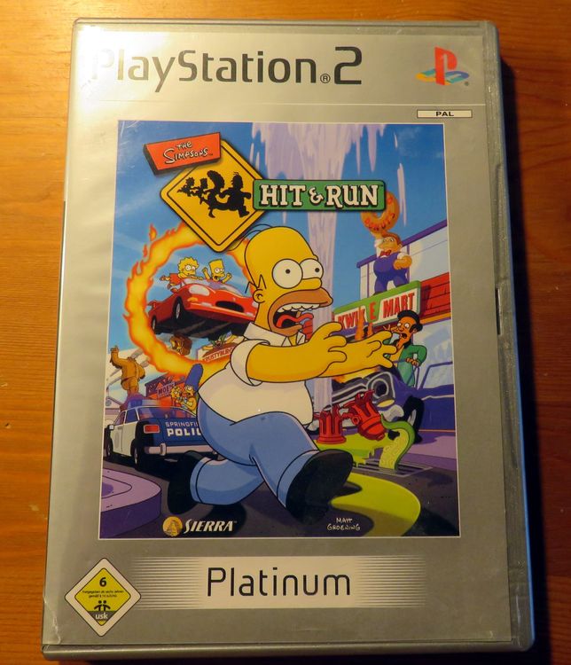 Simpsons Hit and Run PS2 Platinum Ohne Disc! (Gebraucht) in Hinwil für ...