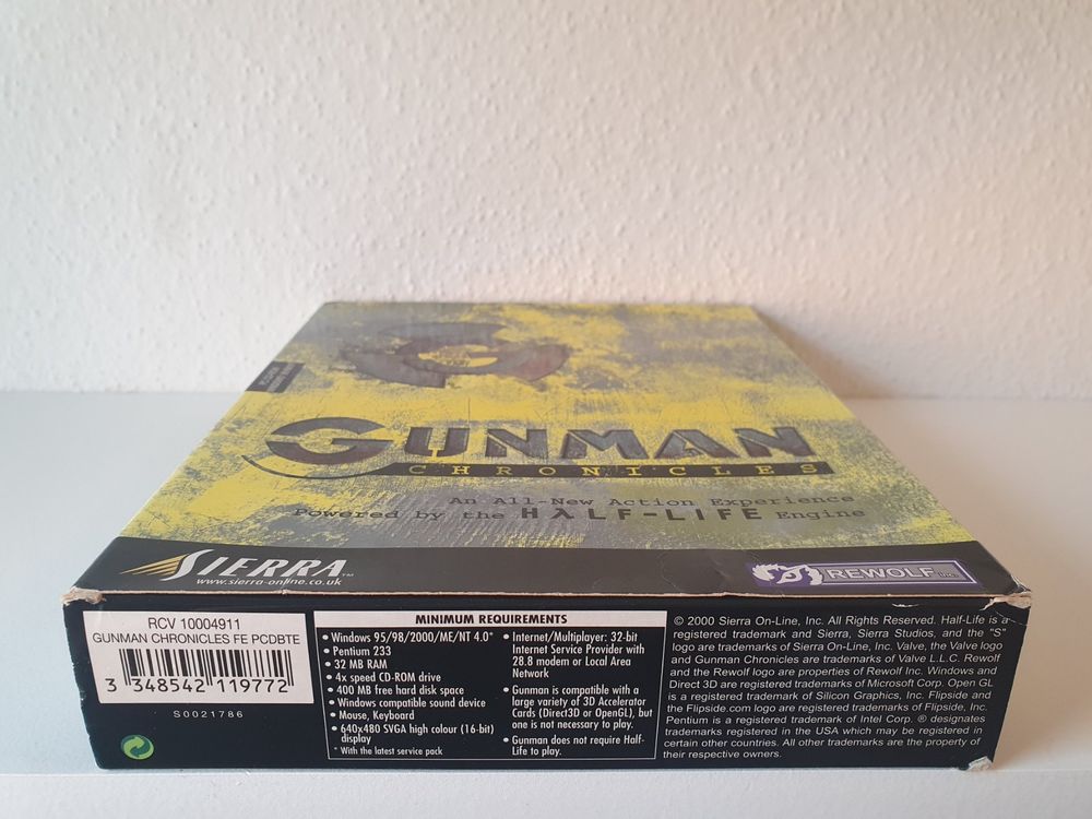 PC Game Gunman Chronicles (2000) Big Box Englisch | Kaufen auf Ricardo