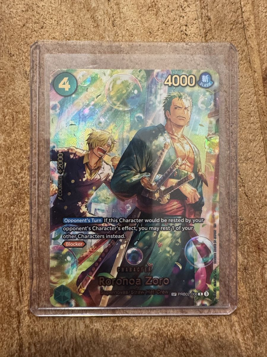 ONE PIECE Roronoa Zoro SP OP-14-PRB02 Englisch. (Neu und ...