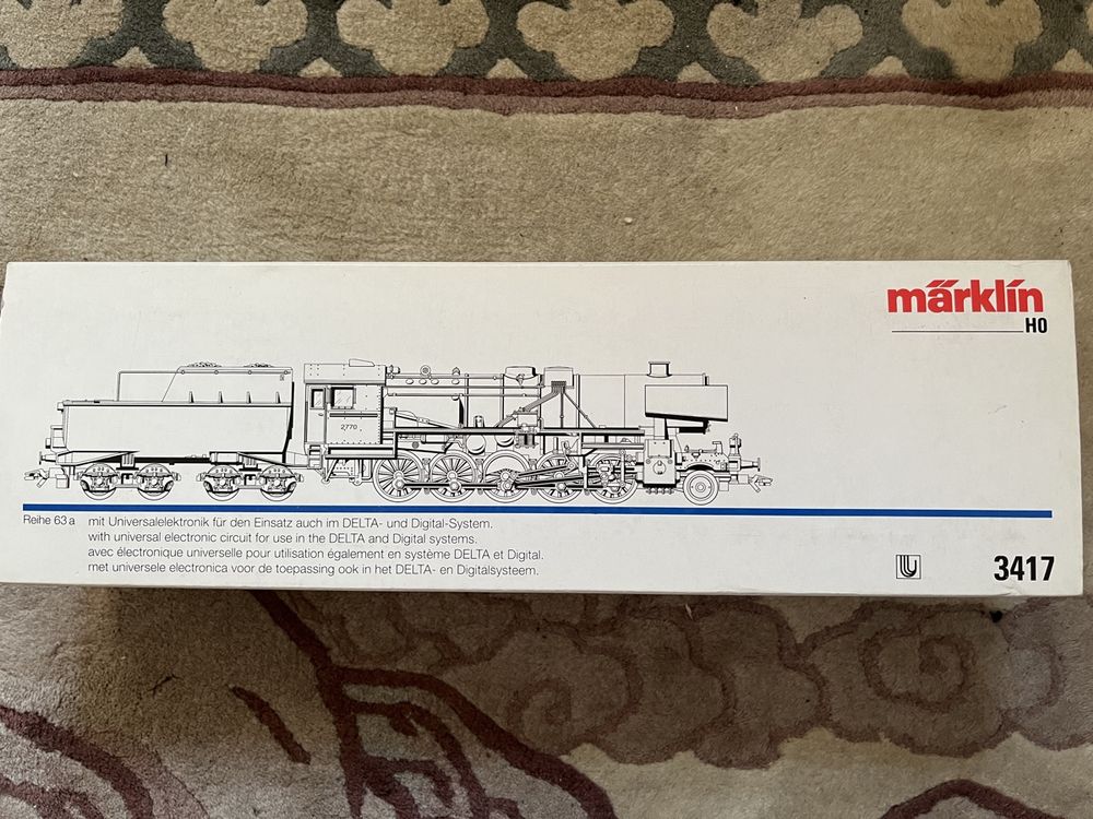 Märklin 3417/1 DSB 630 Dampflok 1E, Spur H0 mit OVP (Gebraucht) in ...
