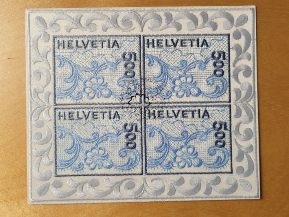HELVETIA - ST. GALLEN - STICKEREI / BRODERIE – BLOCK / BLOC (Gebraucht) in Neftenbach für CHF 21 ...