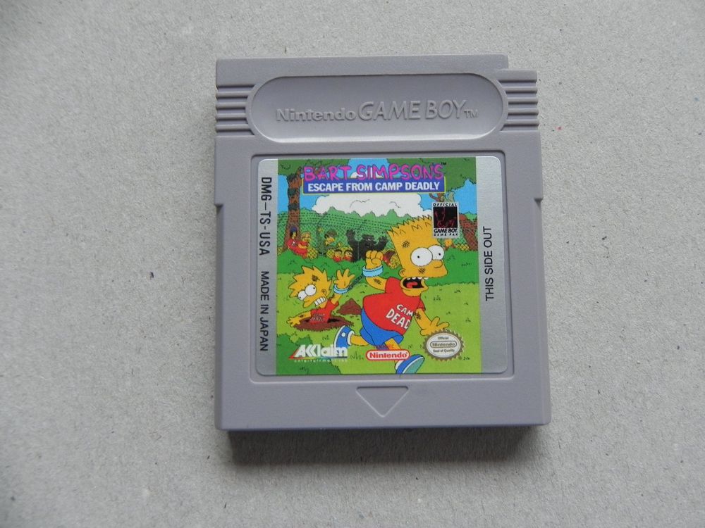 Nintendo Gameboy Game Boy Comic Spiel Bart Simpsons (Gebraucht) in für CHF 19 – mit Lieferung ...