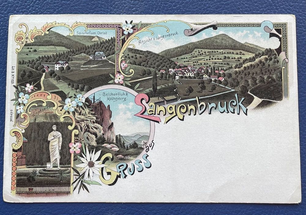 Gruss aus Langenbruck Litho | Kaufen auf Ricardo