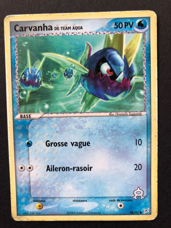 EX : Team Magma VS Team Aqua FR Carvanha 48/95 Pokemon | Kaufen auf Ricardo