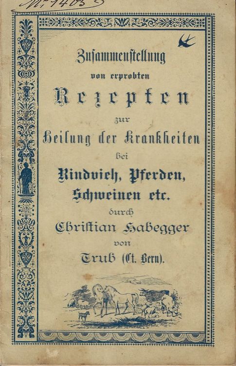 "Quacksalber-Lexikon" von Chrisian Habegger Trub ca.1900 | Kaufen auf ...