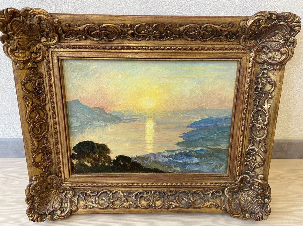 Genfersee/Lac Léman: Émile René MENARD (1862-1930), Gemälde! | Kaufen ...