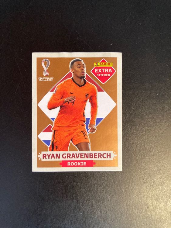 Panini WM 2022 Extra Sticker Ryan Gravenberch BRONZE (Gebraucht) in Zürich für CHF 9.9 – mit ...
