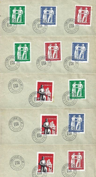 Aktivdienst 1939, 5 Belege | Kaufen auf Ricardo