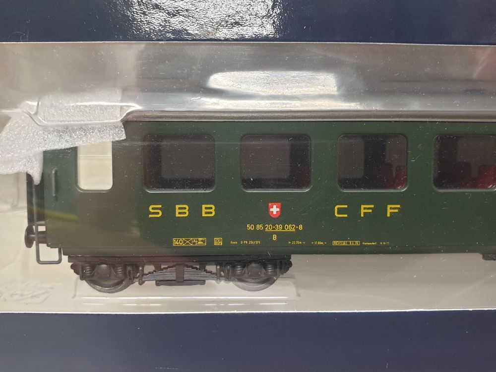 Liliput SBB Leichtstahl Personenwagen Museumswagen L387624 (Neu und originalverpackt) in ...