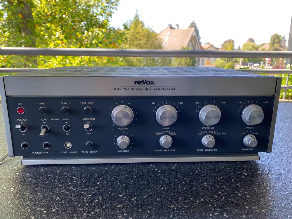ReVox B 750 MKII Stereo Amplifier | Kaufen auf Ricardo