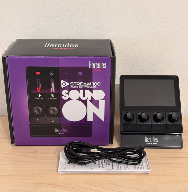 Hercules STREAM 100 Audio Controler, neuwertig (Neu (gemäss Beschreibung)) in Wasterkingen für ...