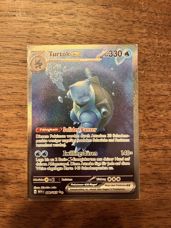 Turtok ex 200/165 alt art Pokemon 151 (Gebraucht) in Winterthur für CHF ...